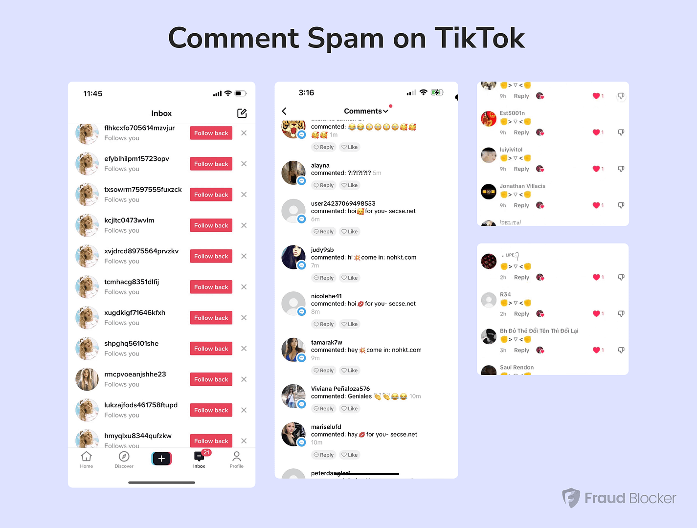 TikTok Spam Bots 🤖: Here's How to Block Comment Spam & Bots